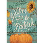 Gather and Be Grateful Flag | Thanksgiving Flag | Decorative Flags