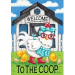 Chicken Coop Flag | Welcome Flags | Two Sided Flags | Cool Flags