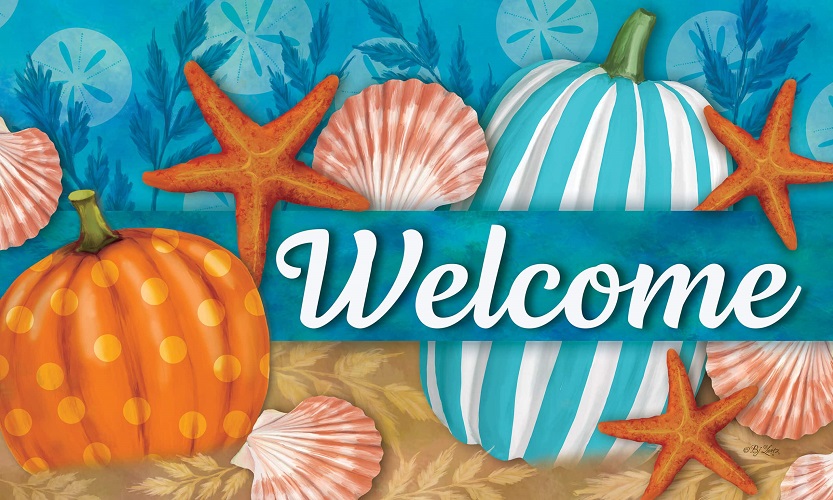 Beachy Autumn Doormat | Decorative Doormats | MatMates